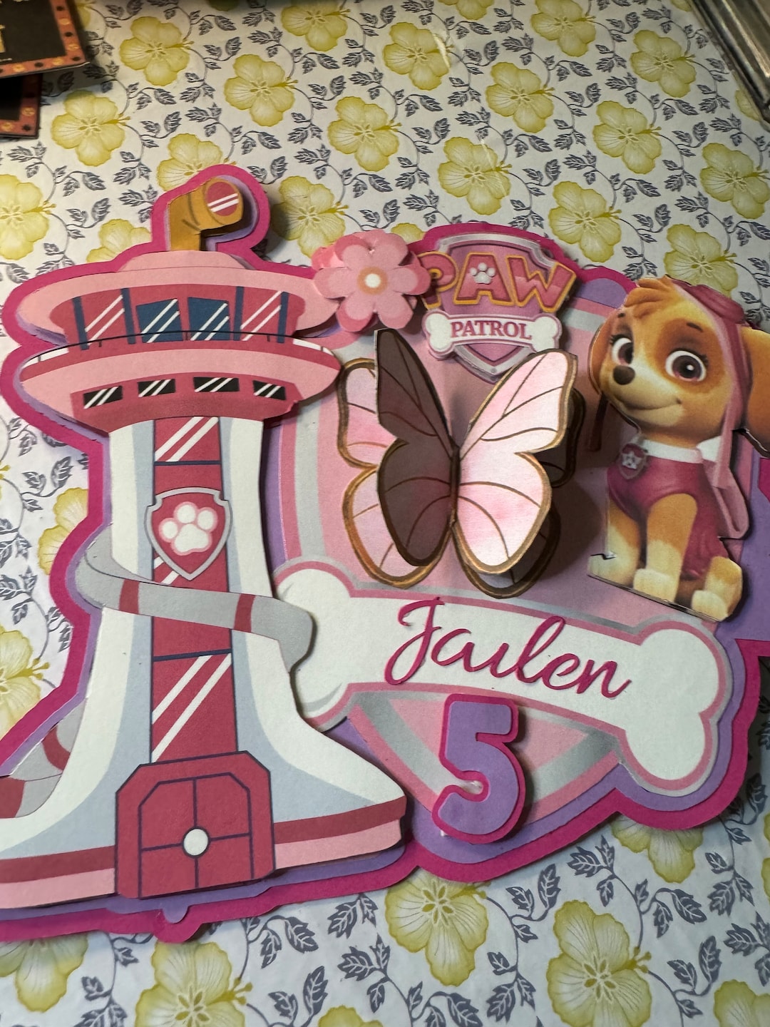 Skye Cake Topper - Etsy