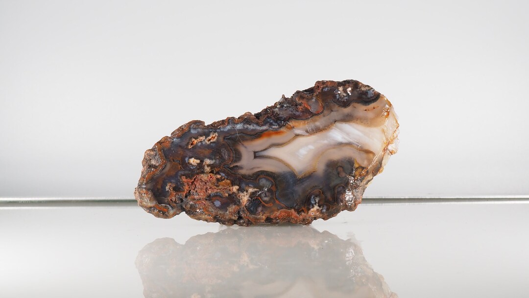 Turkish Banded Agate Slab Natural Rough Gemstone Slice Undyed Rough ...