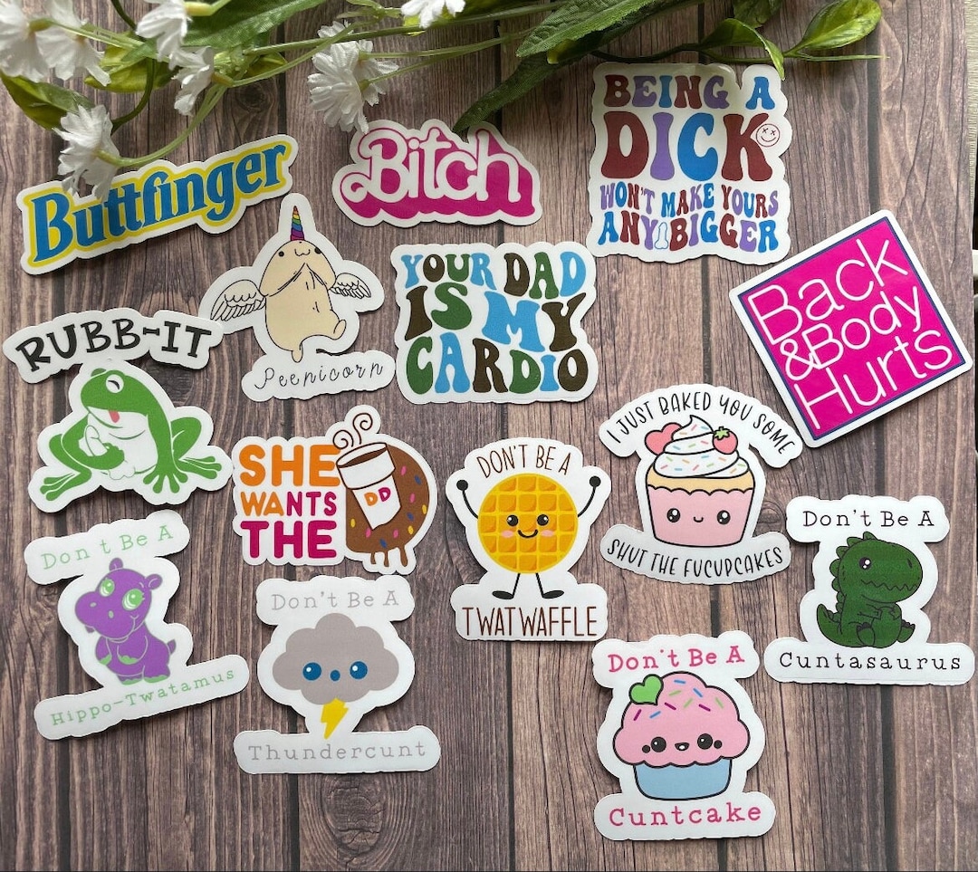 Inappropriate Waterproof Sticker/magnet - Etsy