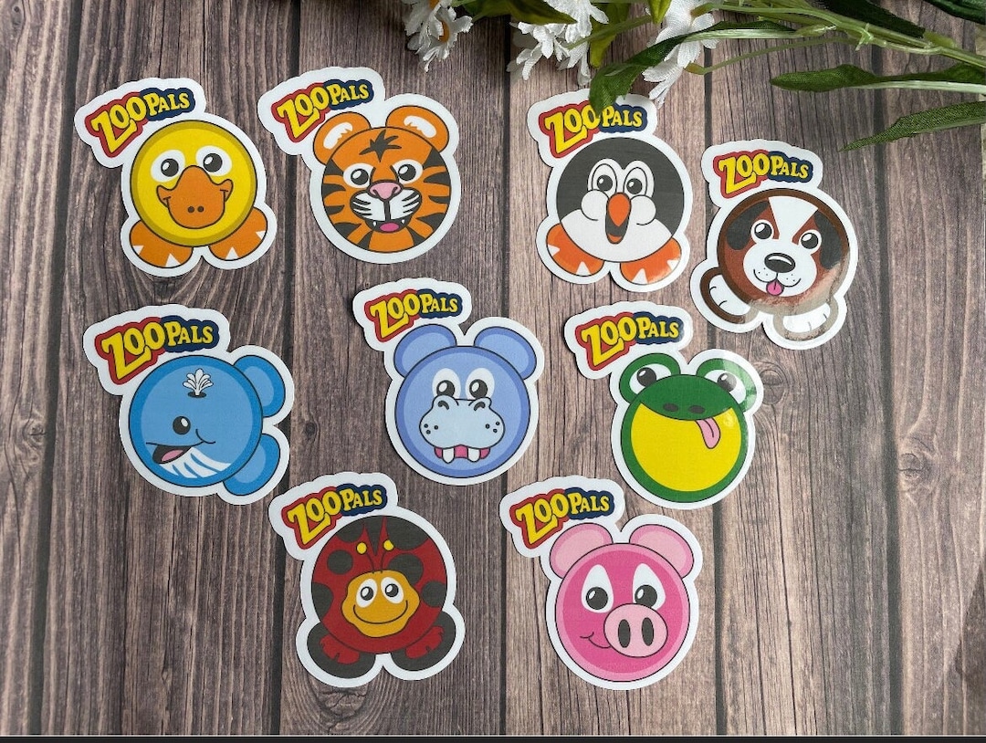 Zoopals-themed 2000s Nostalgic Waterproof Sticker/magnet - Etsy