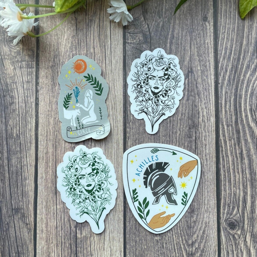 Greek Mythilogy and Booktok-themed Waterproof Sticker/magnet: Song of ...