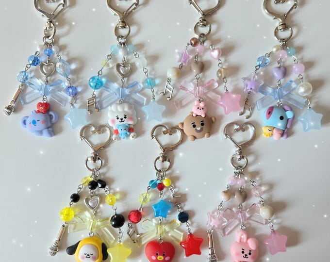 BTS Keychains - Etsy