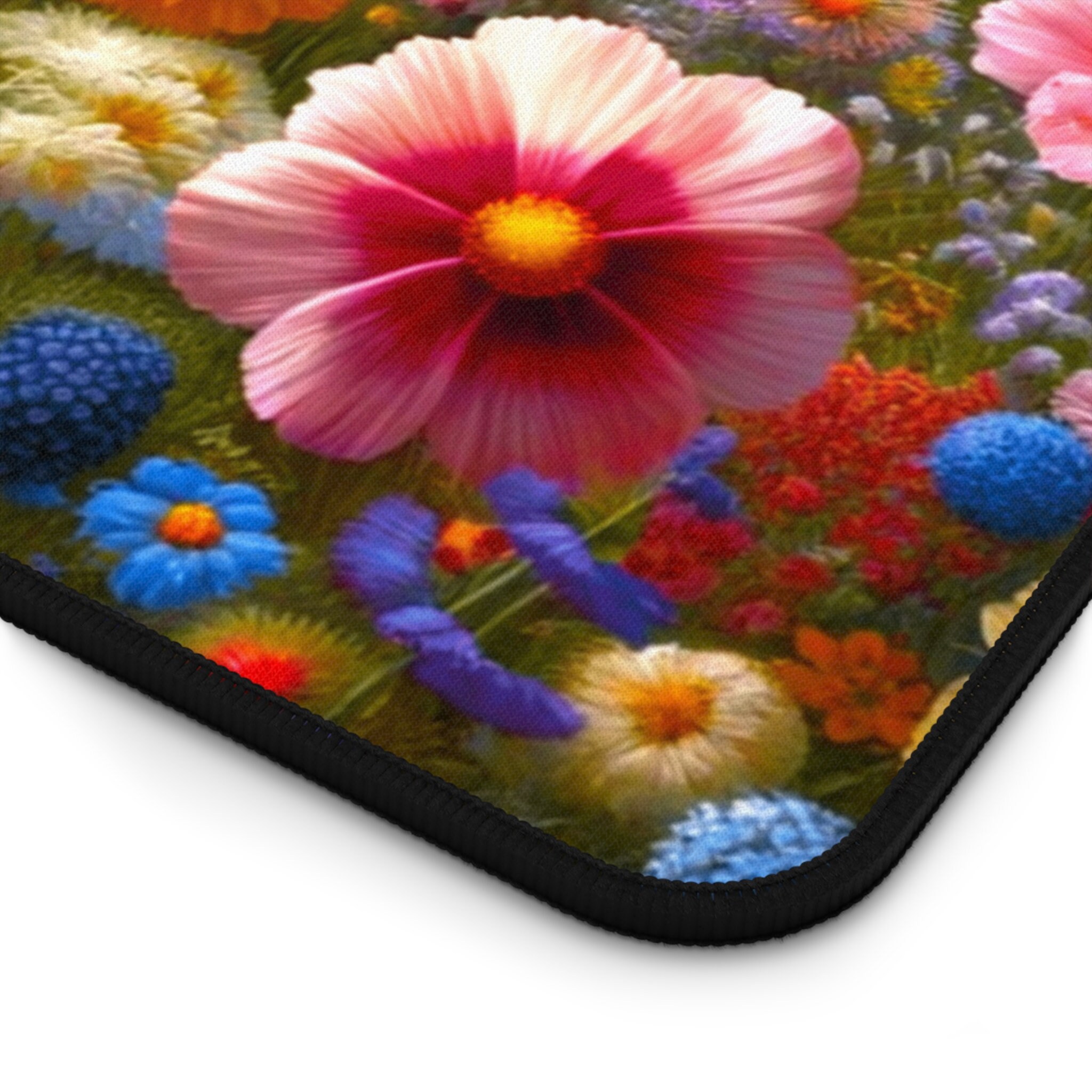Floral Desk Pad, Botanical Mouse Pad, Nature Inspired Extra Long ...