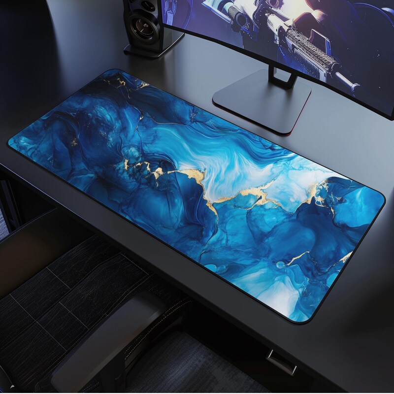 Large Geometric Mousepad - Etsy