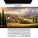 Tuscan Landscape Desk Mat, Italian Countryside Mouse Pad, Florence ...