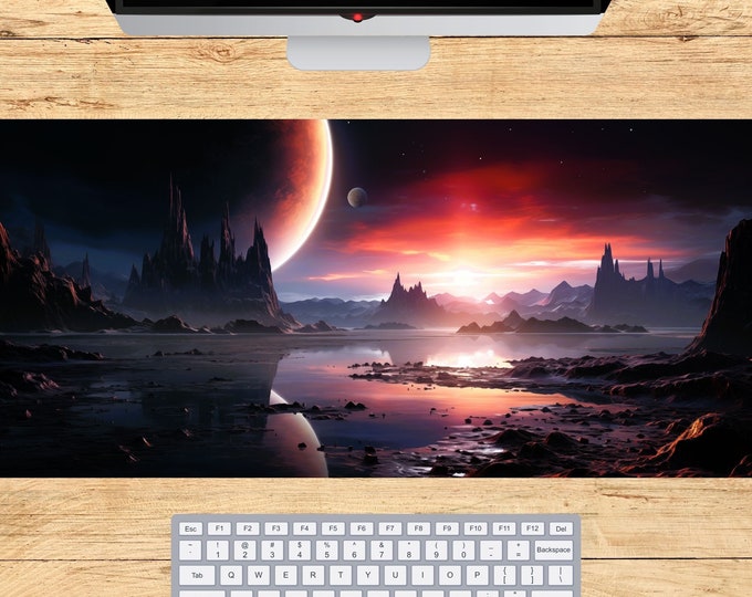 1 X Alien Solar System Mouse Mat NASA Nebula Space Desk Accessories ...