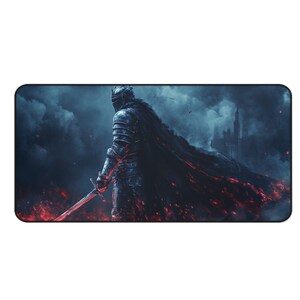 Mystic Knight Playmat for Table Top Gaming, Tcg Desk Pad, PC Gamer Mat ...