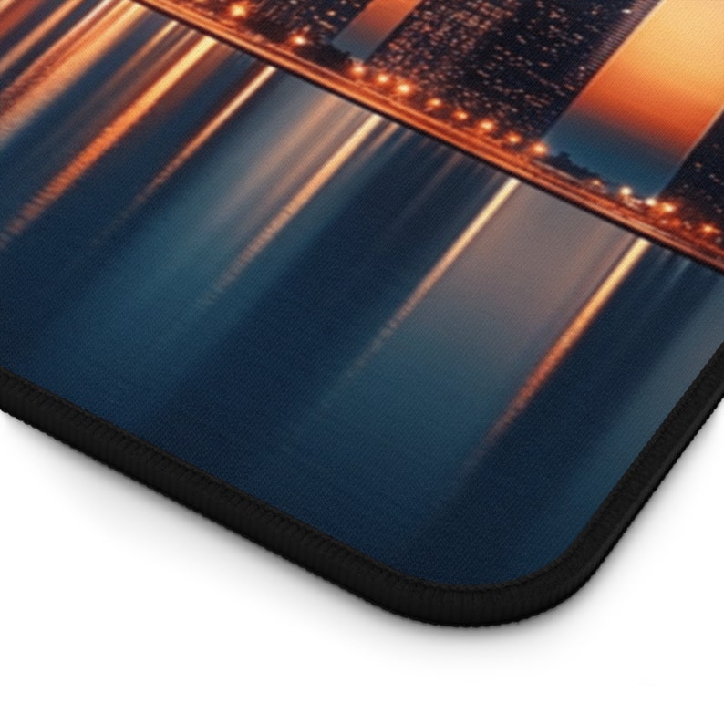 Chicago Skyline Desk Pad, Navy Pier Desk Mat, Windy City Mousepad ...