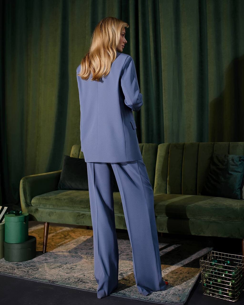 Two-piece Suit (graduation Suit, Business Suit, Blue Suit, Pantsuit ...