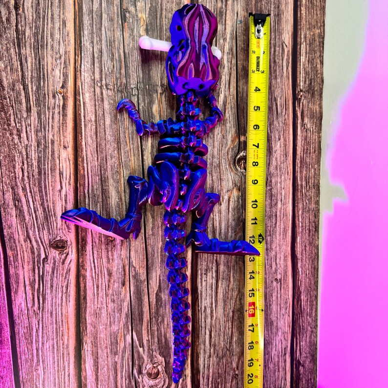 Skeleton T-rex Dinosaur With Bone! Sensory-flexi Toy-articulating - Etsy