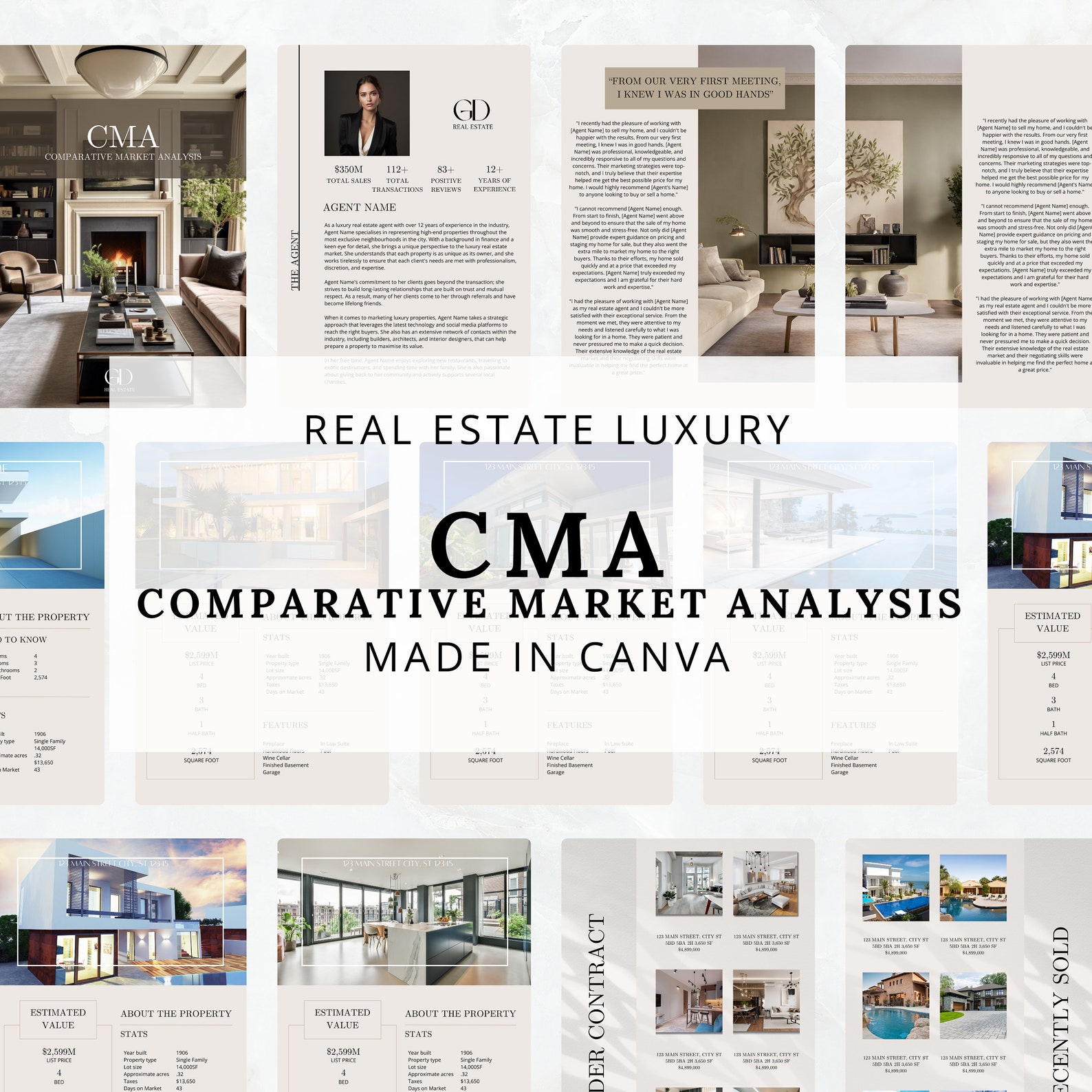 CMA for Realtors Cma Real Estate Template Cma Template Cma Presentation ...