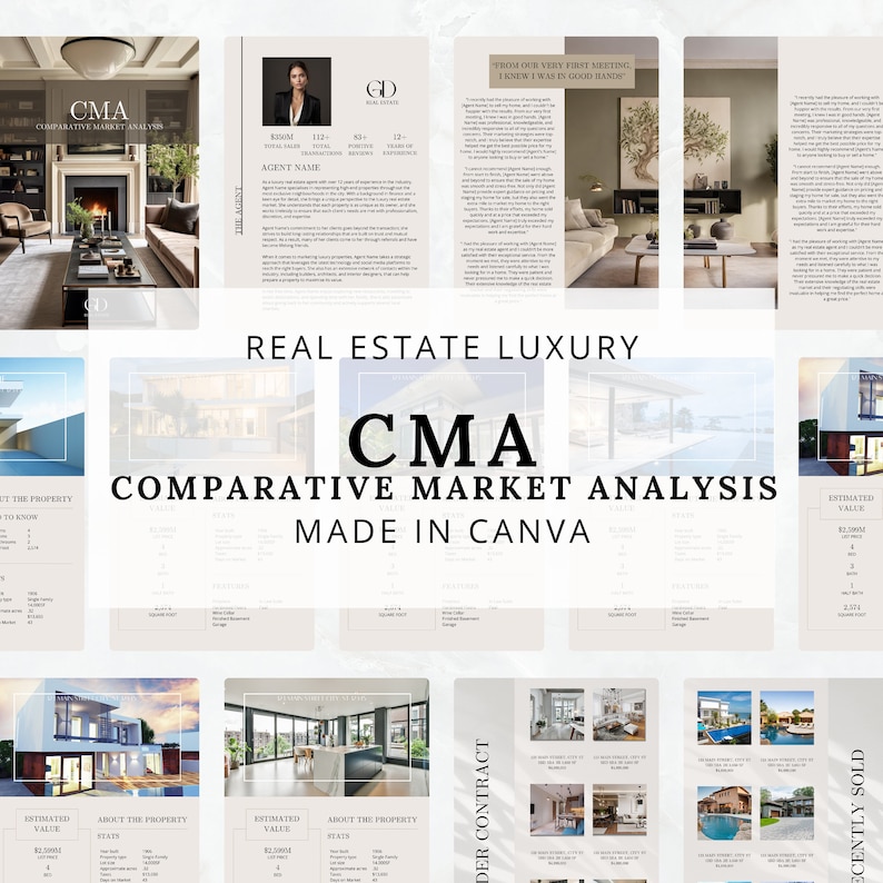 CMA for Realtors Cma Real Estate Template Cma Template Cma Presentation ...
