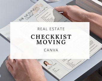 Real Estate Moving Checklist, Realtor Moving Guide, Printable Moving To ...
