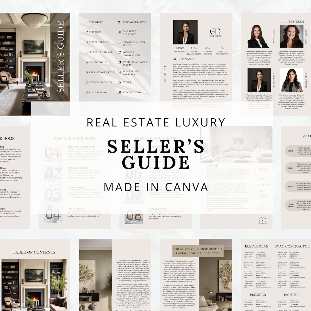 Seller Handbook for Real Estate Home Seller Roadmap Guide to Selling ...