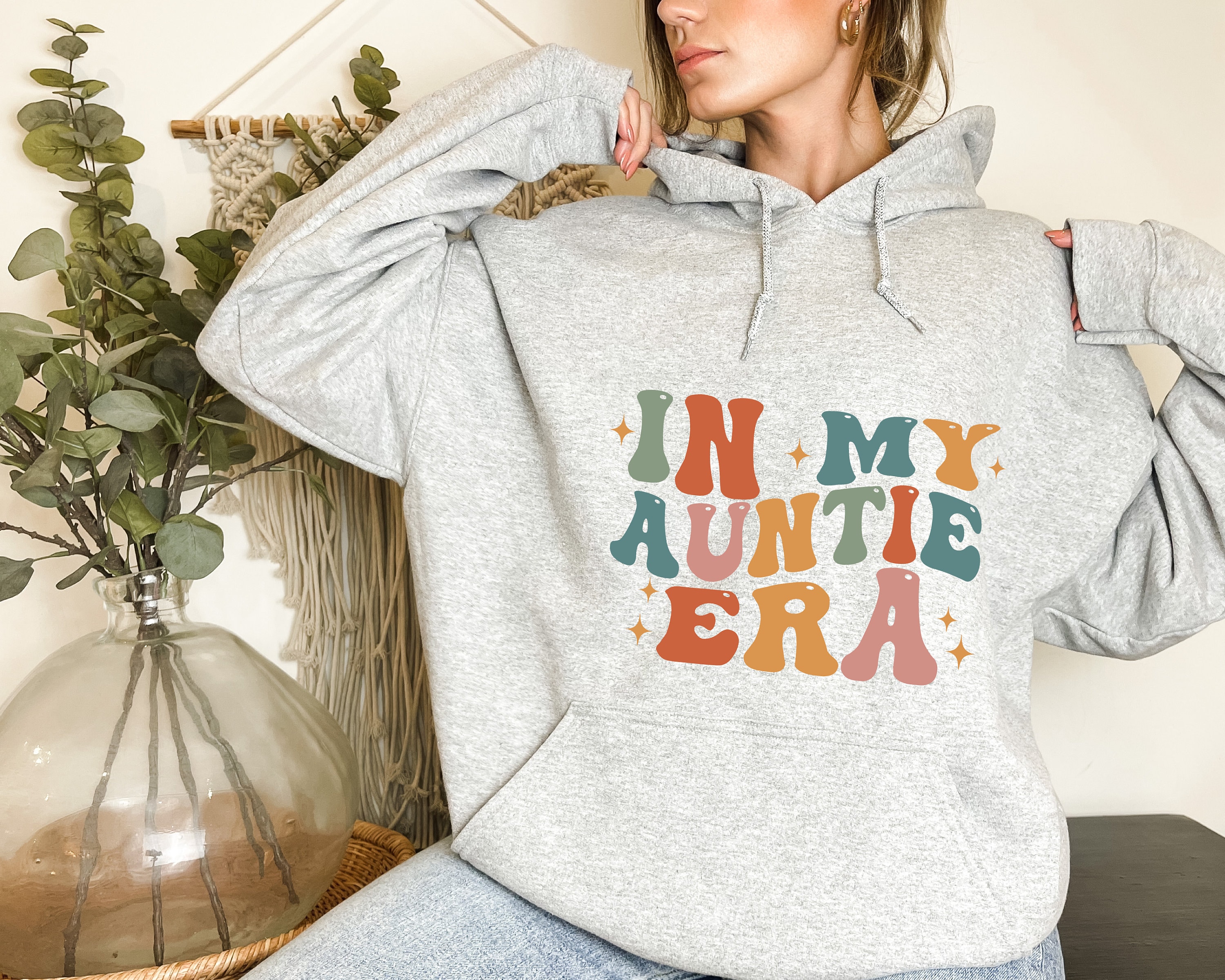 In My Auntie Era Sweatshirt, Aunt Era, Aunt Sweatshirt, Auntie Gift ...