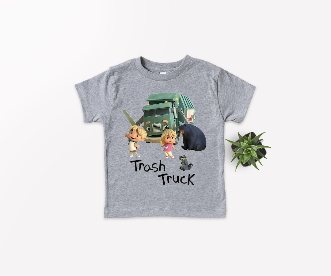 Trash Truck Shirt, Trash Truck Tee, Trash Truck Gifts, Birthday Boy ...