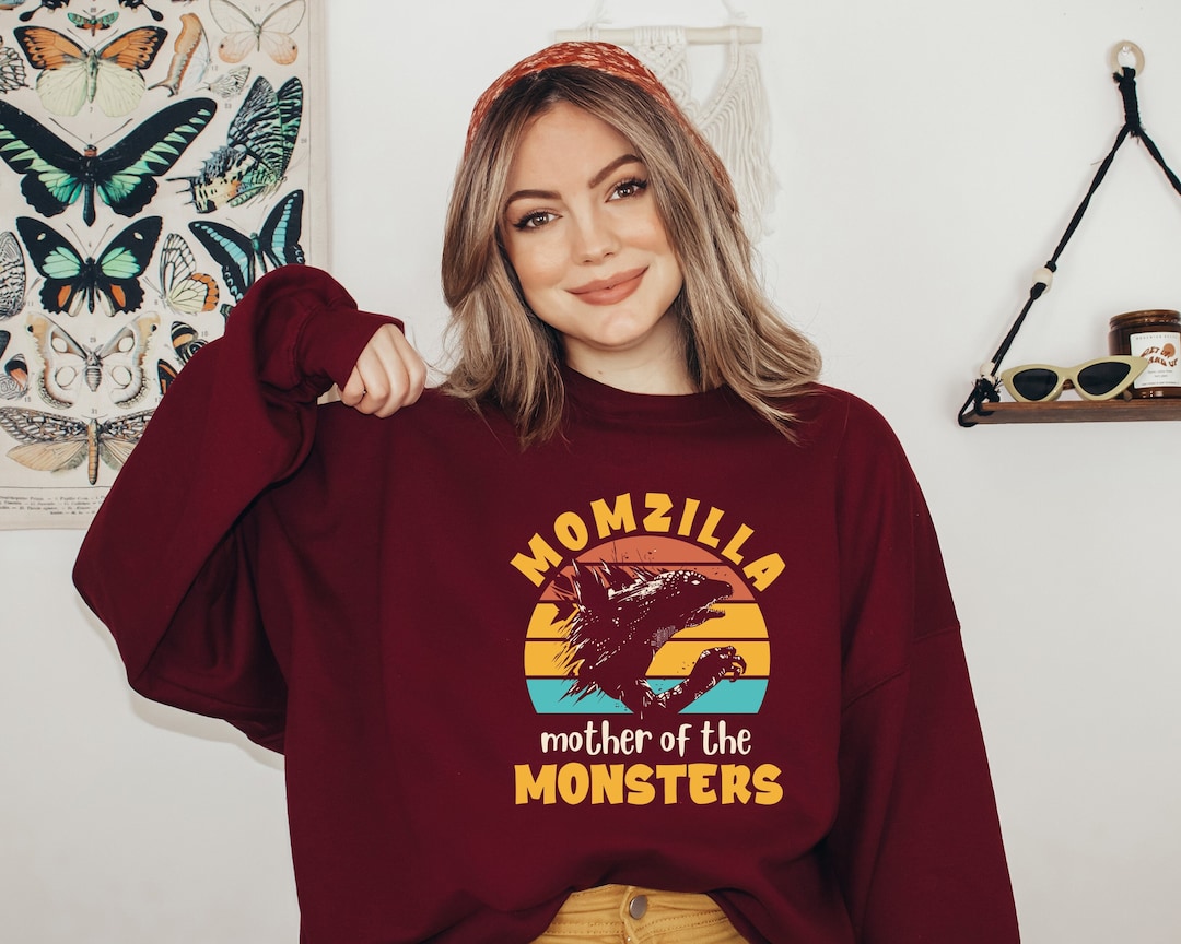 Momzilla Mother of the Monsters Sweatshirt, of the Monsters, Funny Mom ...