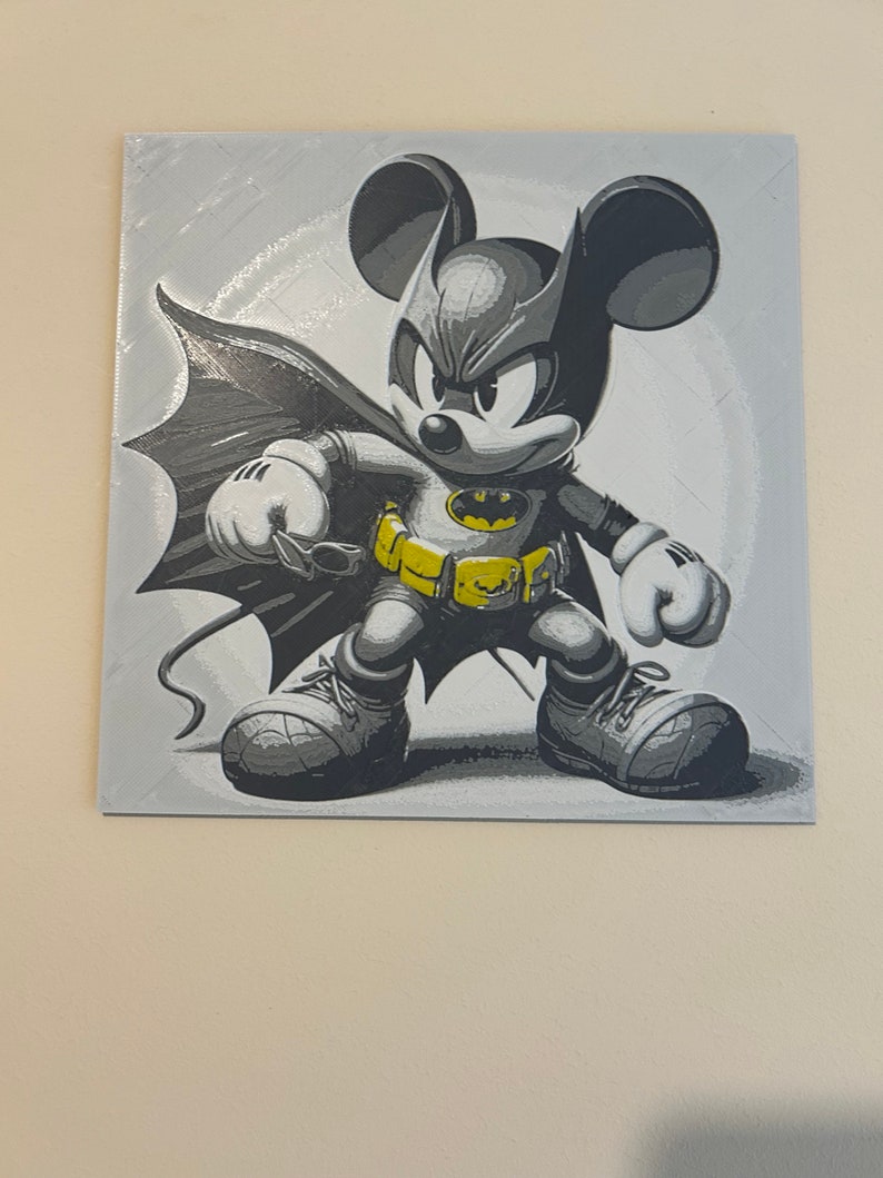 3D Printed Mickey/batman Photo - Etsy