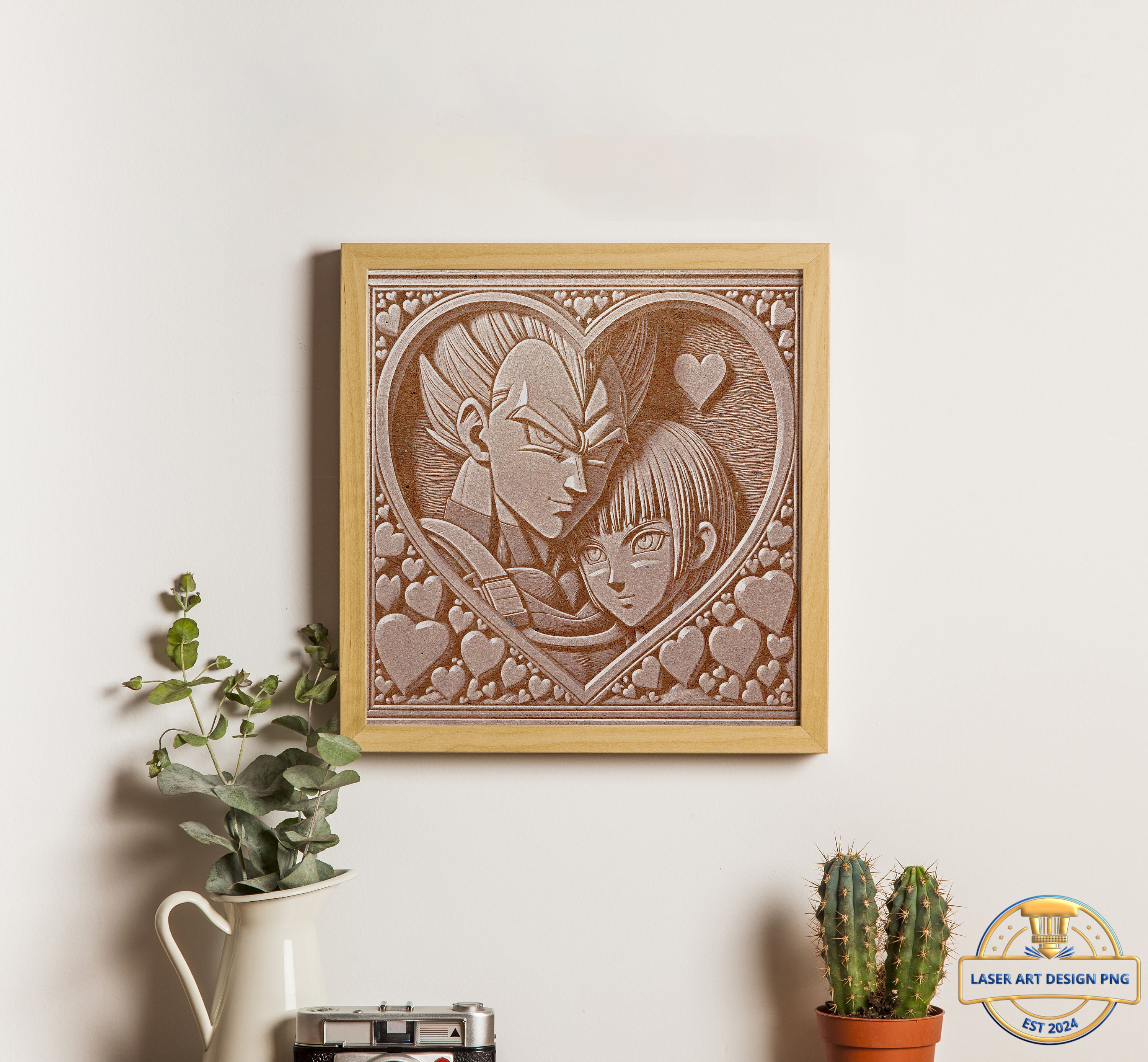 Laser Burn PNG 3D Illusion Engrave Laser Ready Lightburn File Digital ...