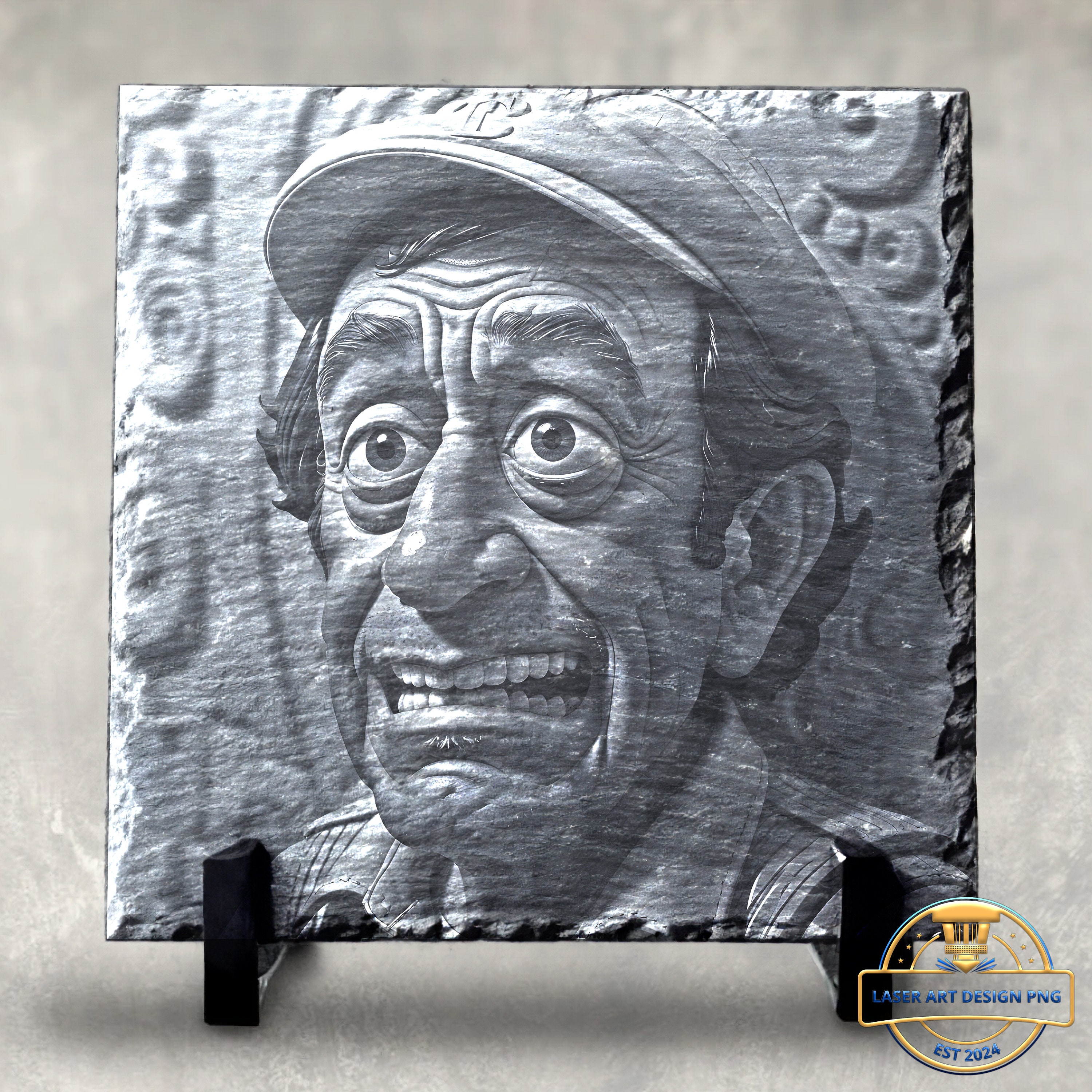 Laser Burn PNG Caricature PNG 3D Illusion Engrave Laser Ready Lightburn ...