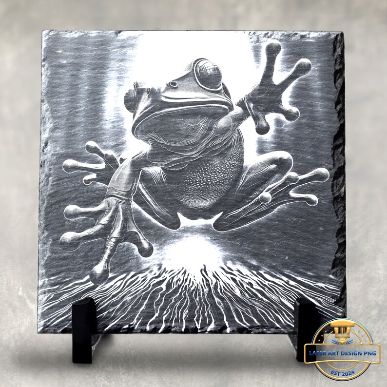 3D Frog Illusion Laser Engrave File: Animal PNG (digital Download) - Etsy