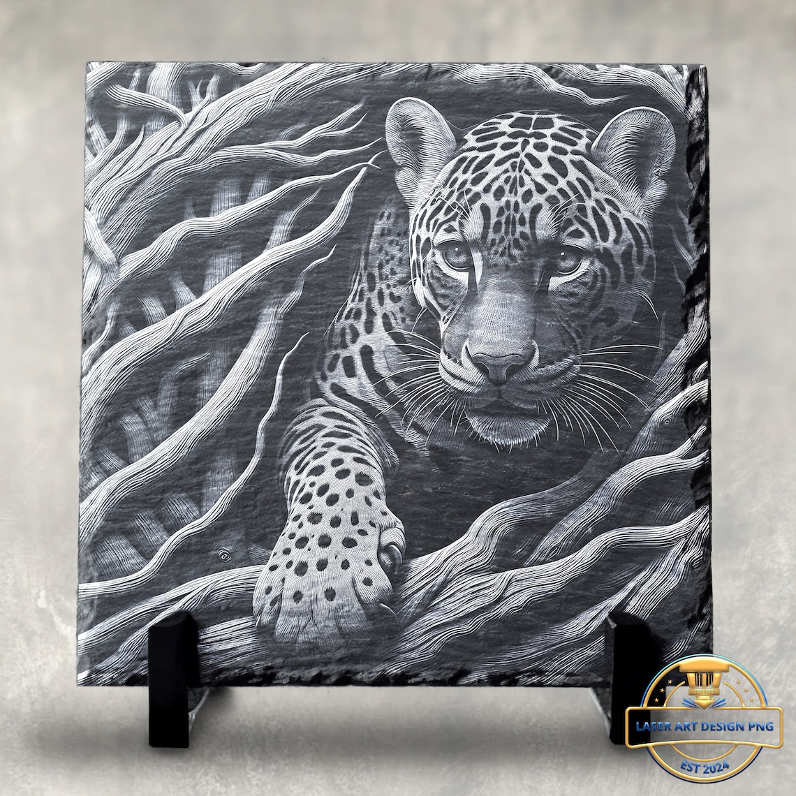 3D Leopard Illusion - Laser Engrave PNG File (digital Download) - Etsy