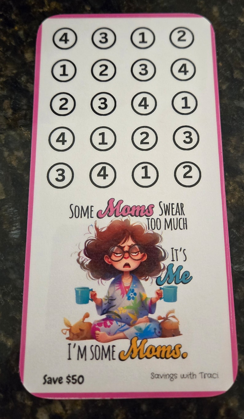 PDF Printable the Moms Savings Challenge - Etsy