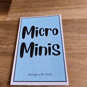 Micro Mini Challenge Binder - Etsy