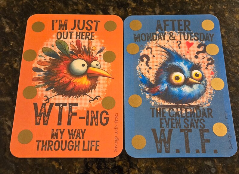 WTF Crazy Birds - Etsy