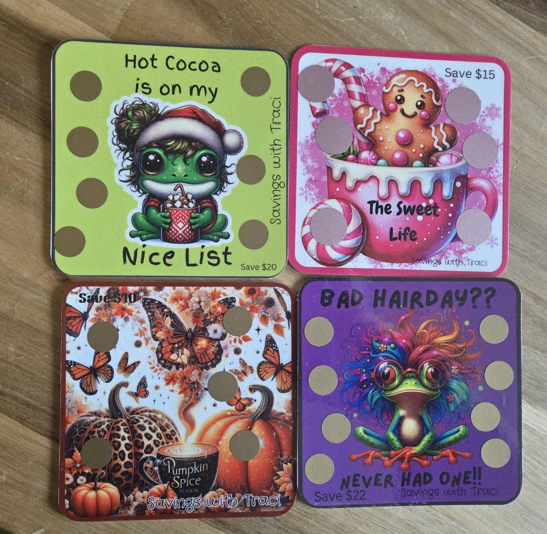 Low Budget Mini Scratch off Savings Challenges - Etsy