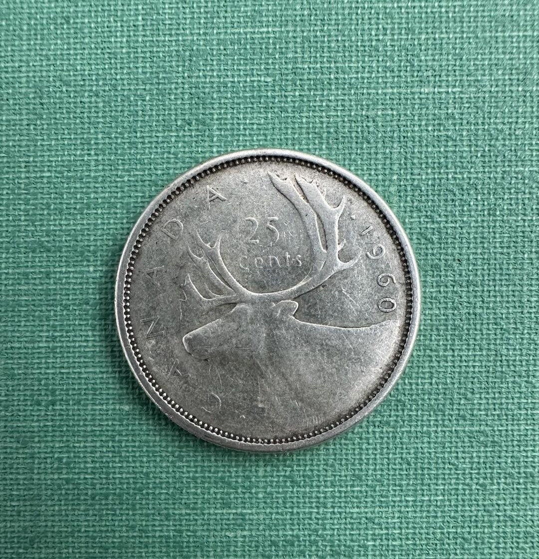 Rare 1940, 1950s, & 1960s 25 and 10 Cent Silver Coin From Canada - Etsy