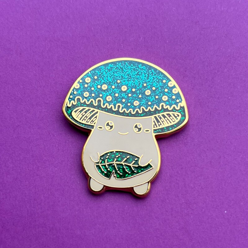 Mushroom Pin - Etsy