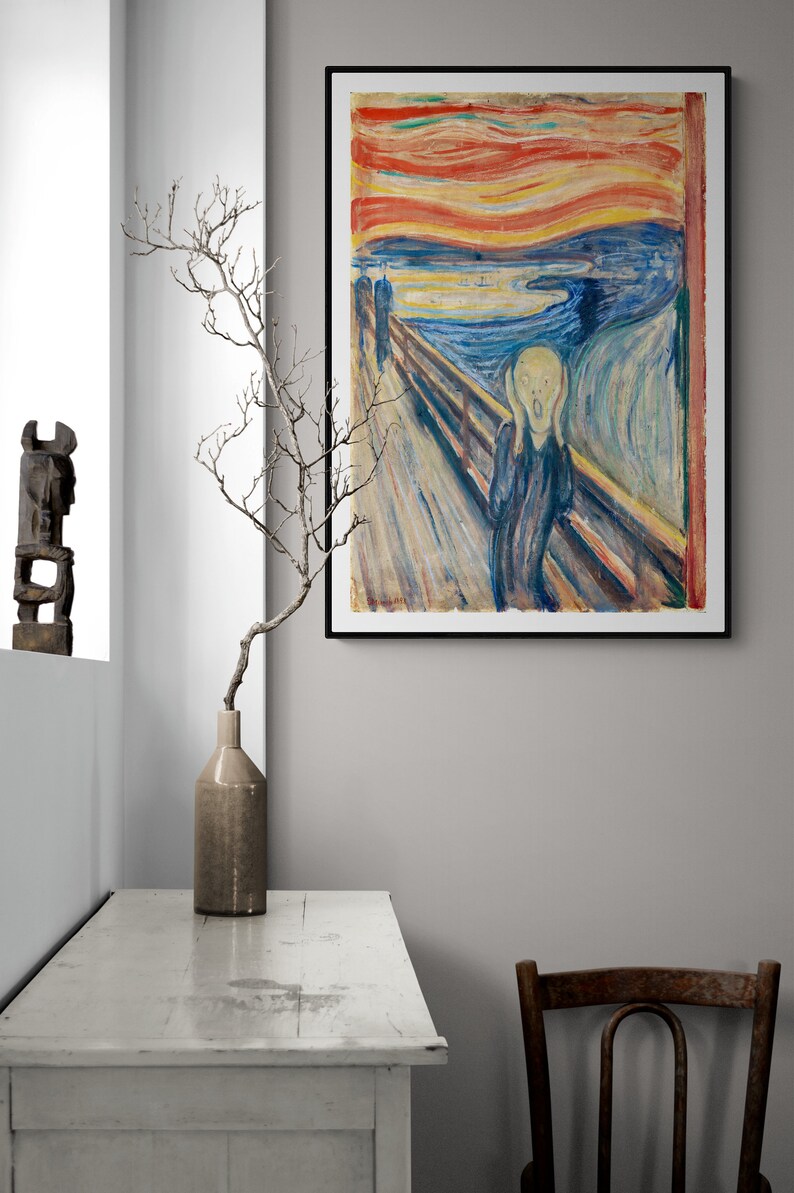 Edvard Munch the Scream 1893 Iconic Expressionist Artwork, Symbolic ...
