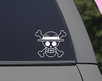 One Piece Straw Hat Pirates Vinyl Decal Car Laptop Permanent Indoor ...
