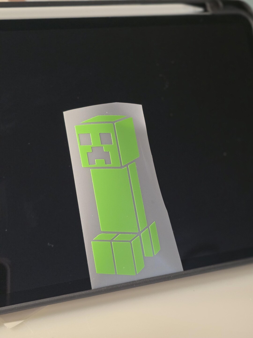 Minecraft Creeper Vinyl Decal Car Sticker Green - Etsy