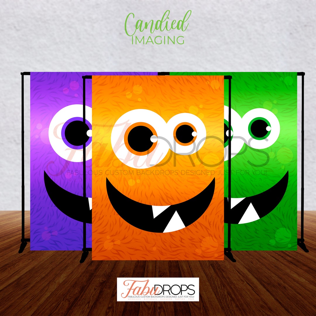 Simple Monster Backdrop Digital Files - Etsy
