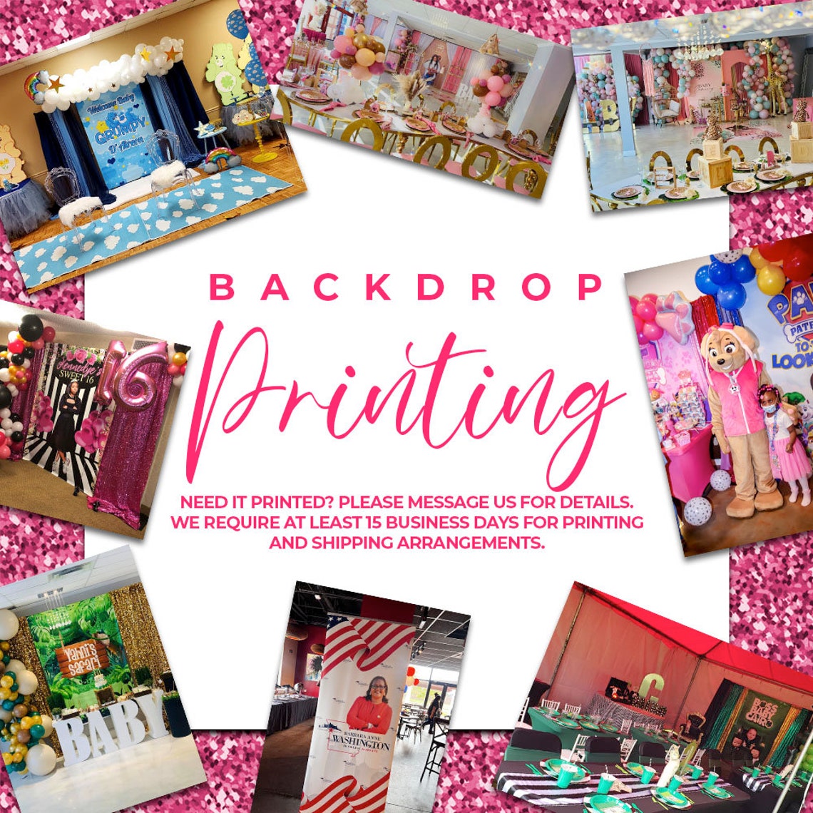 Paris Storefront Backdrop Digital File CUSTOMIZABLE - Etsy