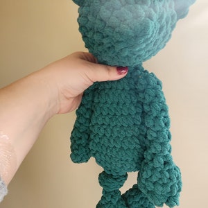 Crochet Frog Snuggler Plush Knotted Lovey Amigurumi Gift Holiday ...