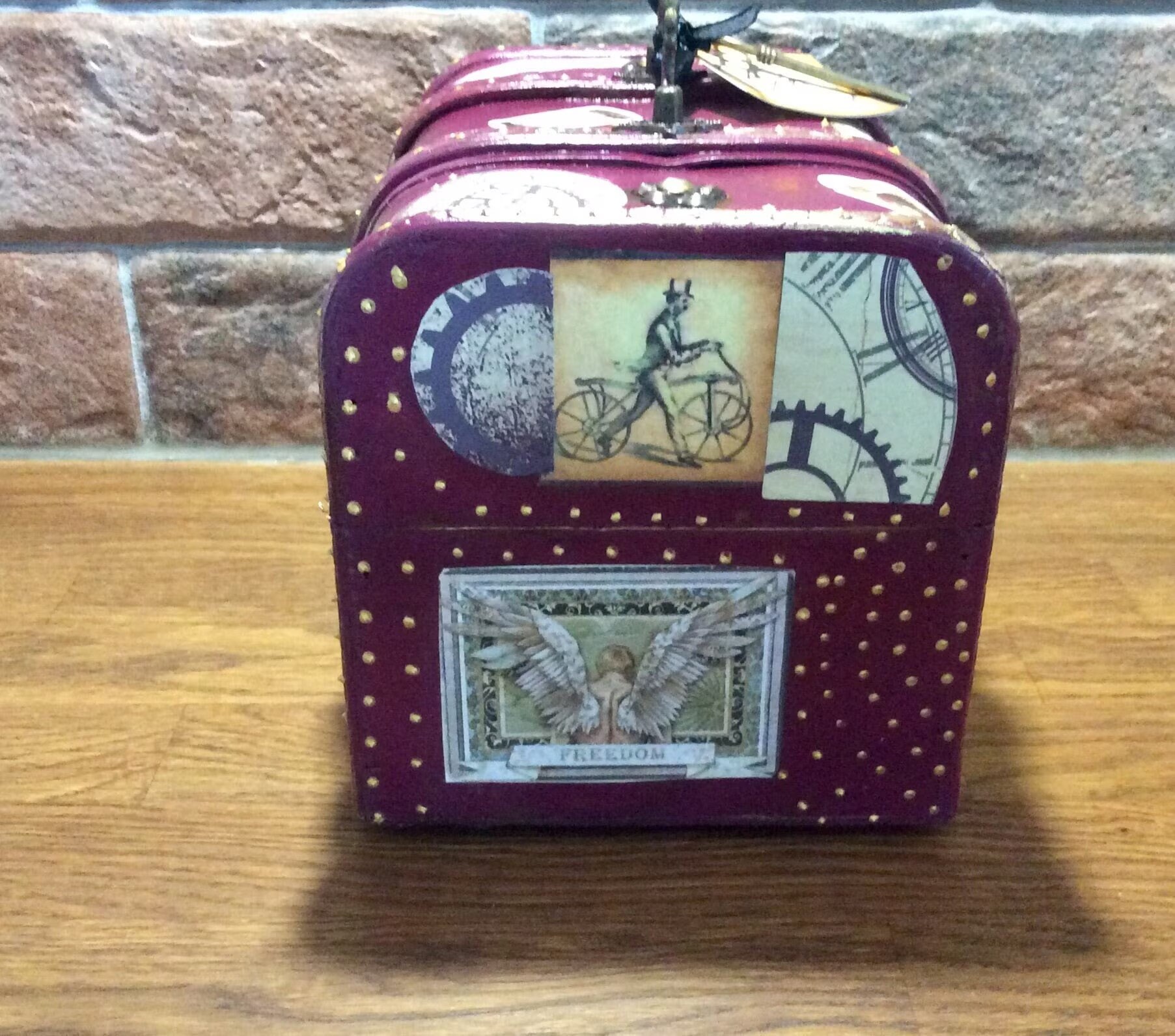 Steampunk Jewellery Box, Steampunk Treasure Chest. Keepsakes Box ...