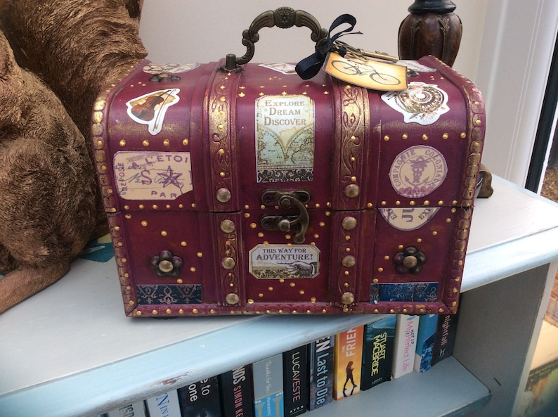 Steampunk Jewellery Box, Steampunk Treasure Chest. Keepsakes Box ...