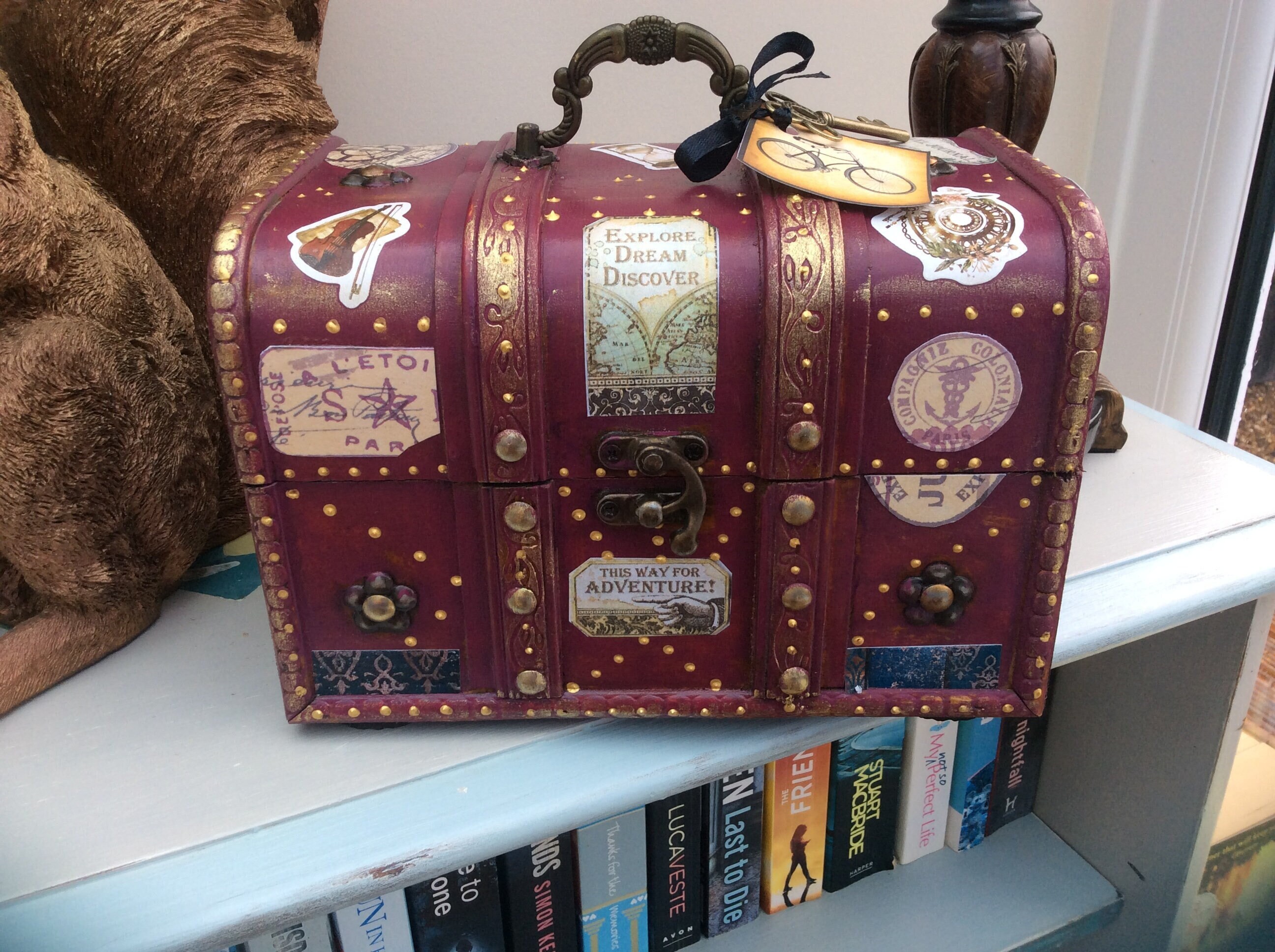 Steampunk Jewellery Box, Steampunk Treasure Chest. Keepsakes Box ...