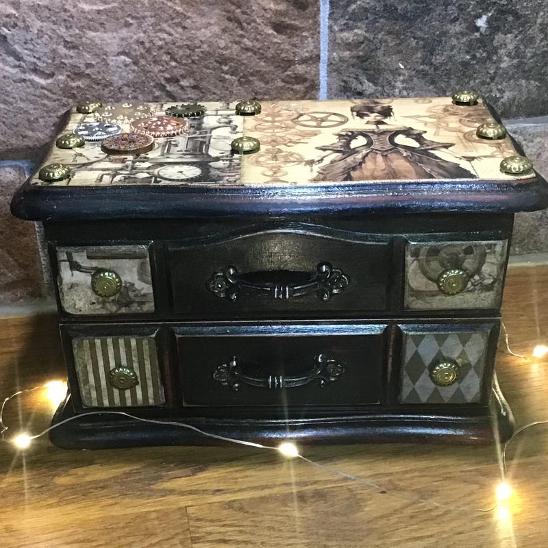 Gothic Jewelry Box - Etsy