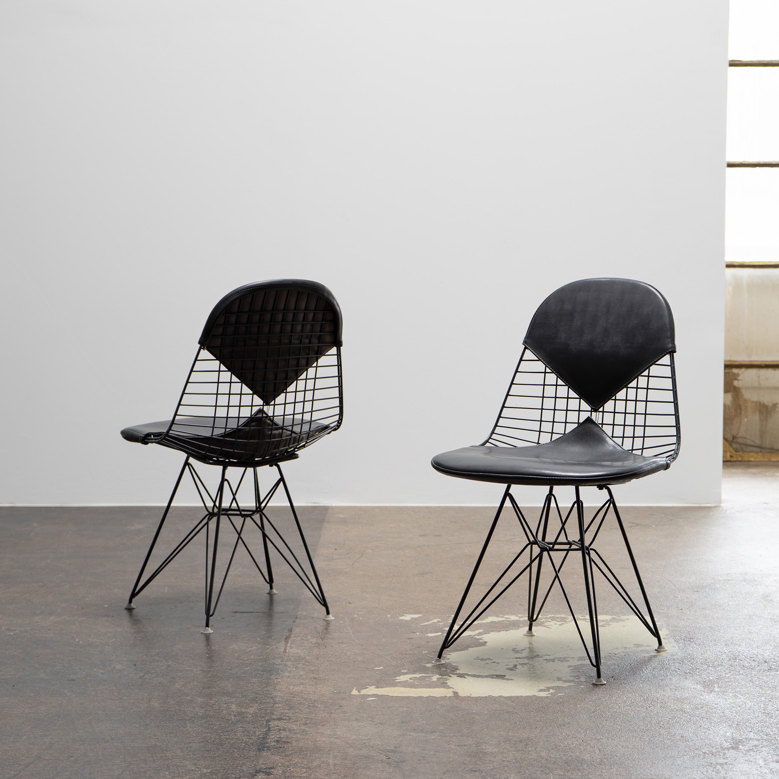 Black wire chair store
