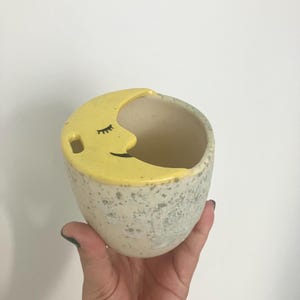 Moon to Go Sip Travel Cup Handmade Handpainted Ceramic Eco Lunar Mug - Etsy