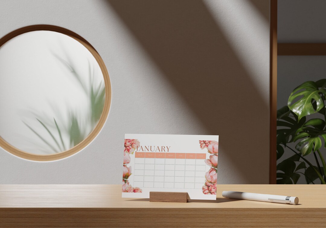 Desk Calendar Perpetual Calendar Desk Perpetual Calendar Desktop ...