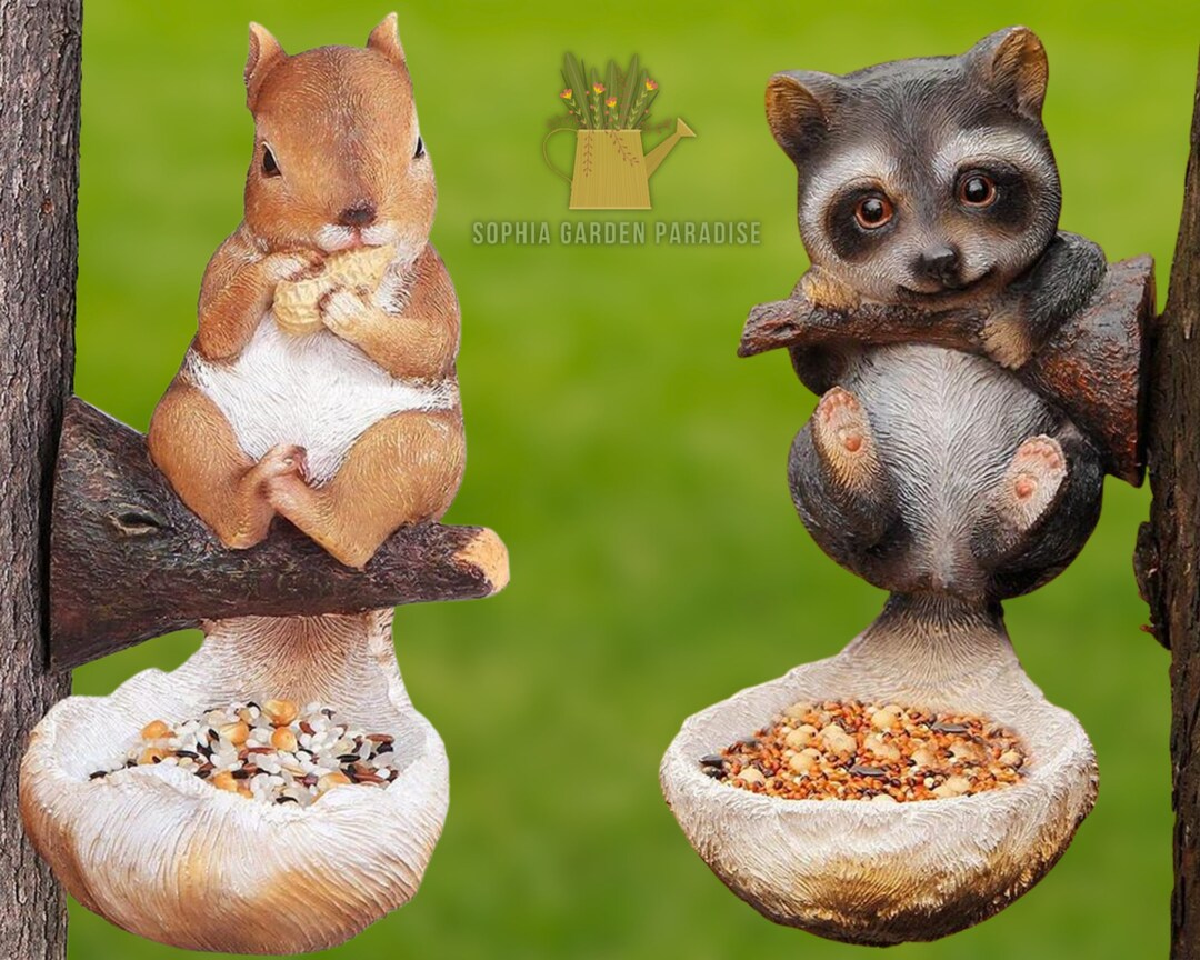 Tree Hugger Bird Feeder, Yard Art,tree Faces Garden Decor, Gift for Dad ...