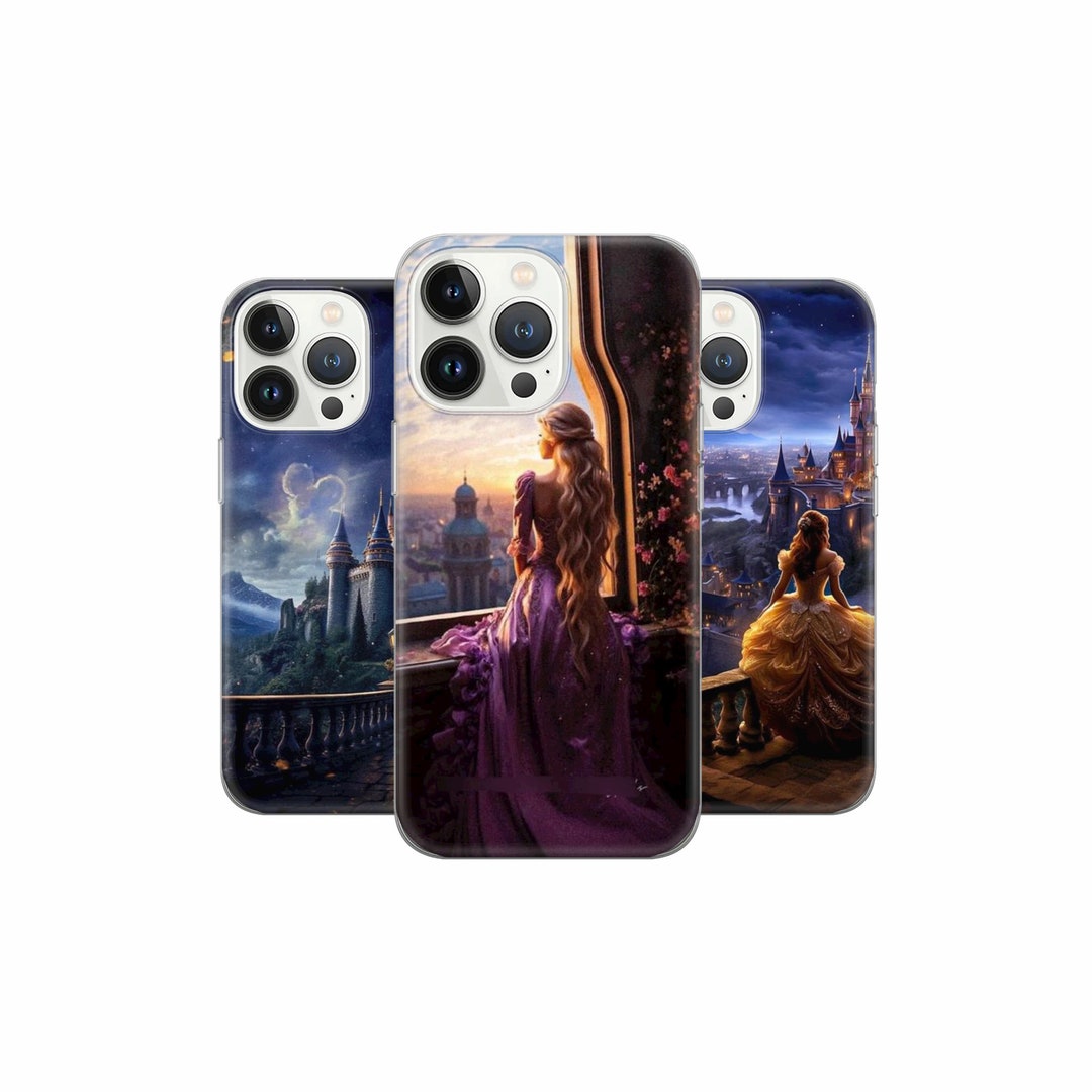 Princess Phone Case Disney Castle Cover for iPhone 15 14 13 12 Pro Xs ...