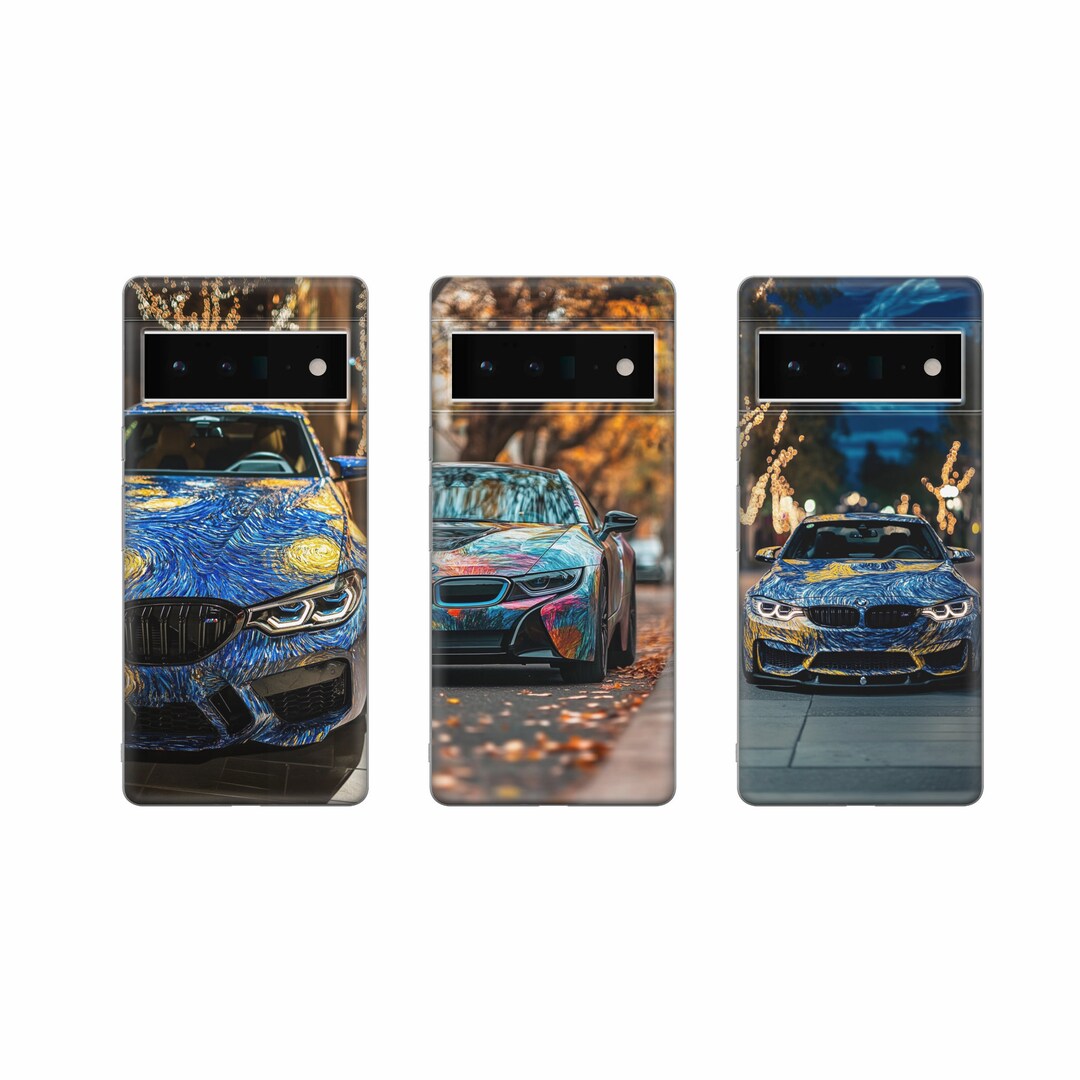 Capa de telefone estilo van gogh Bmw para Pixel 9 8A 7 Pro Oneplus Nord ...