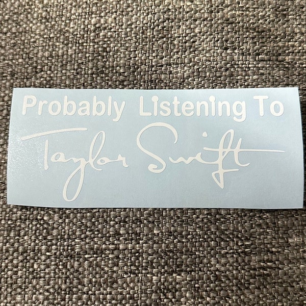 Taulor Swift Car Decal - Etsy