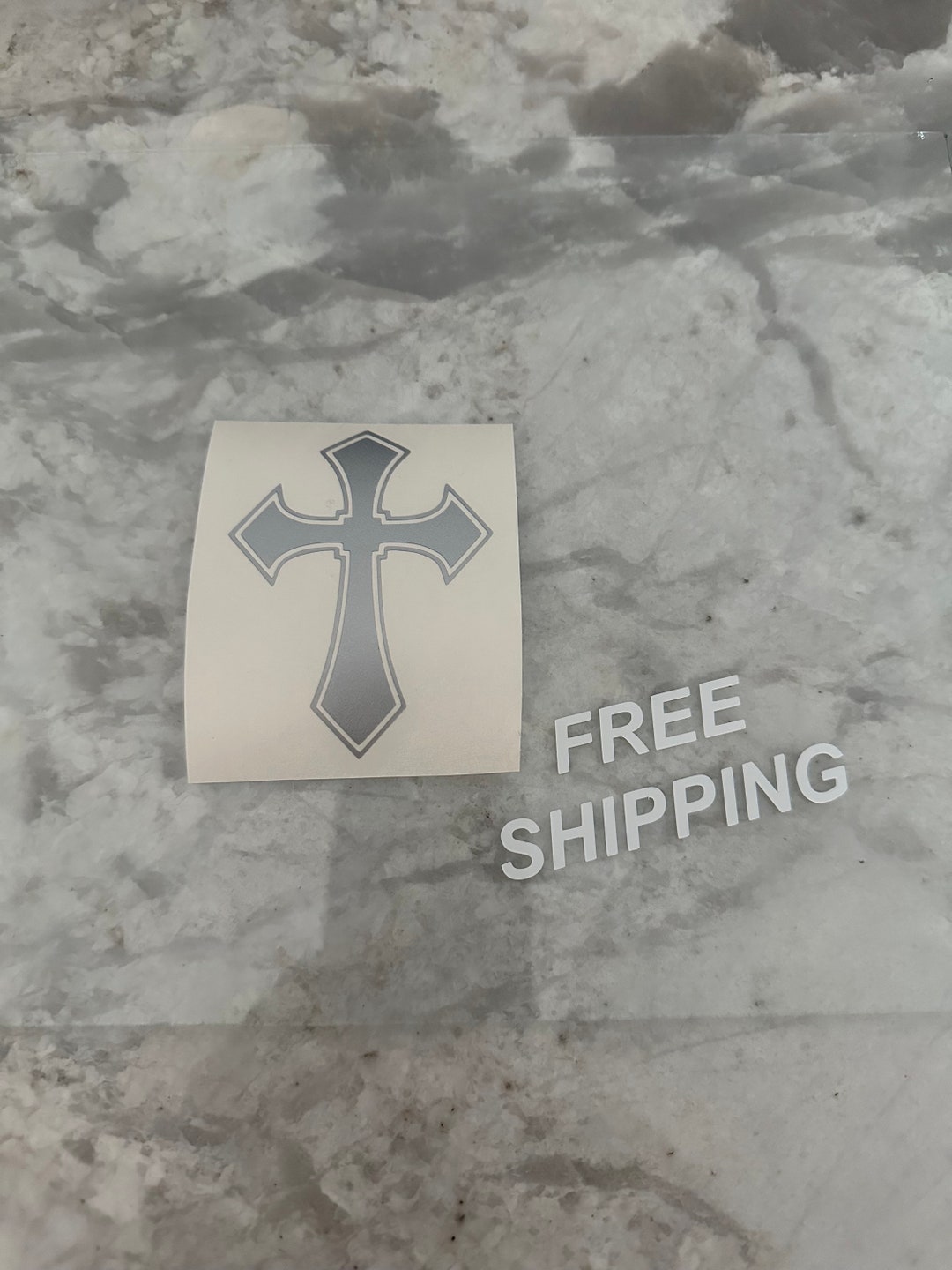 Cross Decal, Religious Jesus Christ Decals, Many Sizes and Colors ...